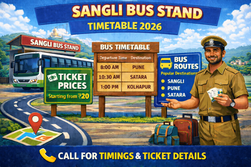Sangli Bus Stand Timetable 2026 Phone Number | Ticket Price